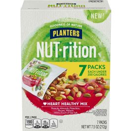 PLANTERS NUT-rition Heart Healthy Mix with Walnuts, 7.5 oz Box ...
